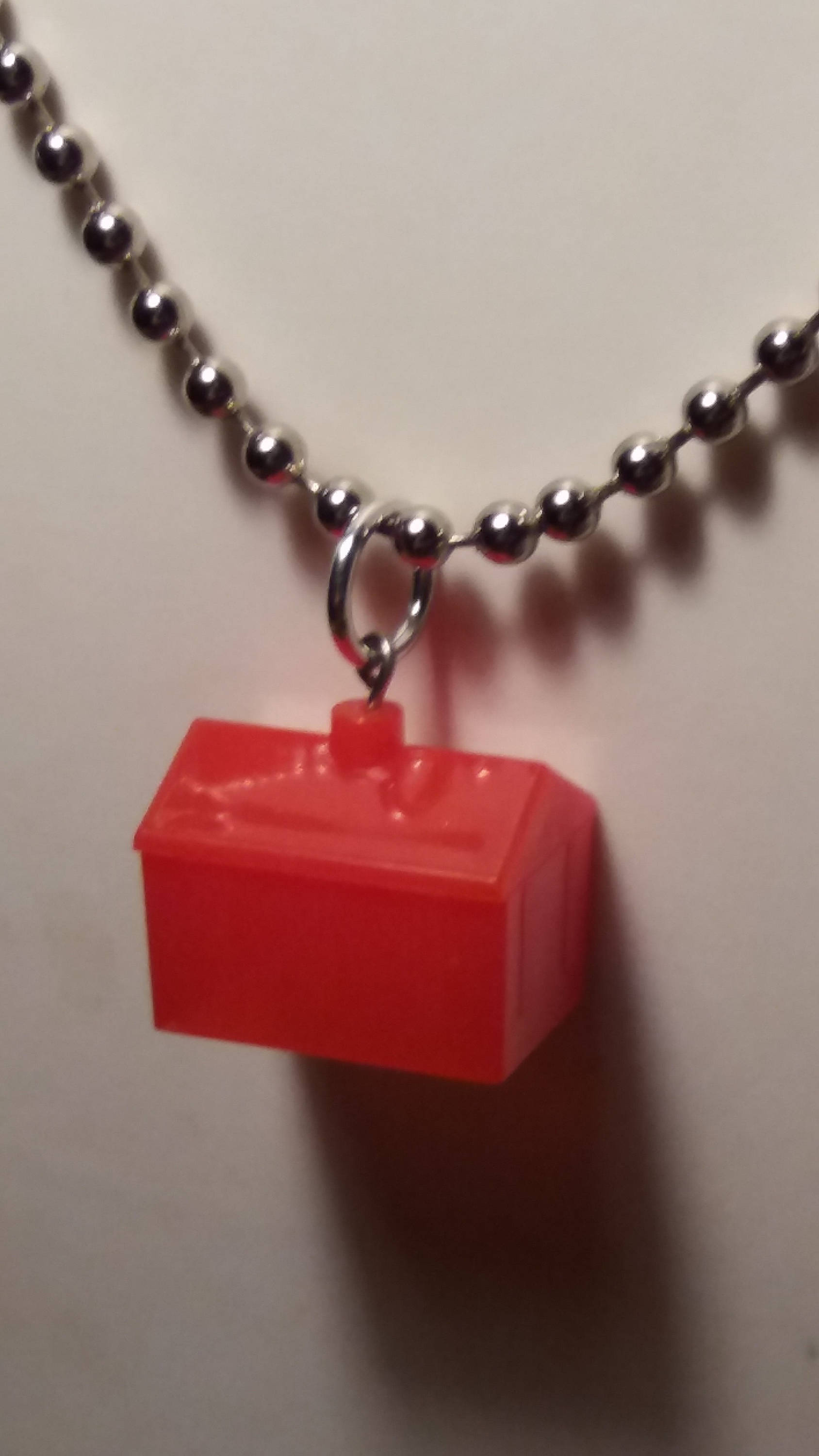 Monopoly Jewelry Hotel Pendant Handmade Steel Ball Chain | Etsy
