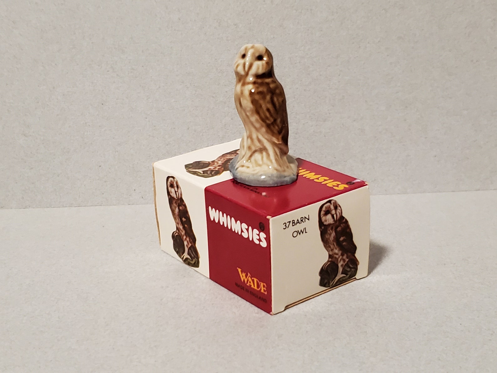Wade Whimsies Barn Owl With Original Box Set 8 1977 Vintage - Etsy