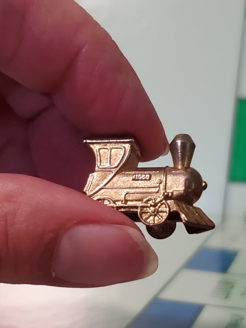 Brass Vintage Monopoly Pieces Metal Game Tokens Gold - Etsy