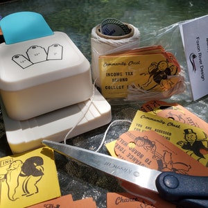 Set of 10 Monopoly Gift Tags, Chance Cards, Community Chest Cards, Pre ...