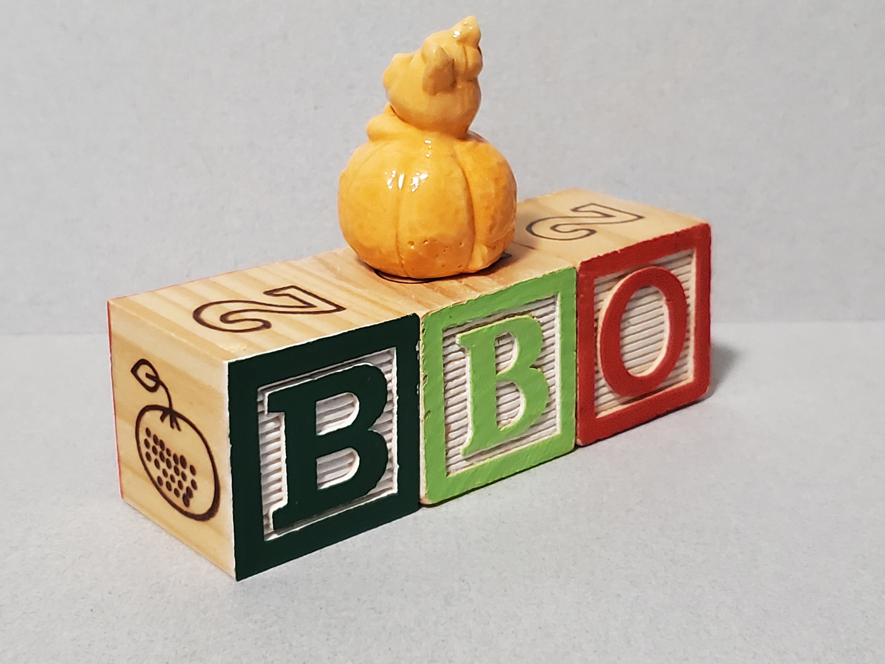 Halloween Décor Wade Whimsey Cat in Pumpkin Boo Vintage | Etsy