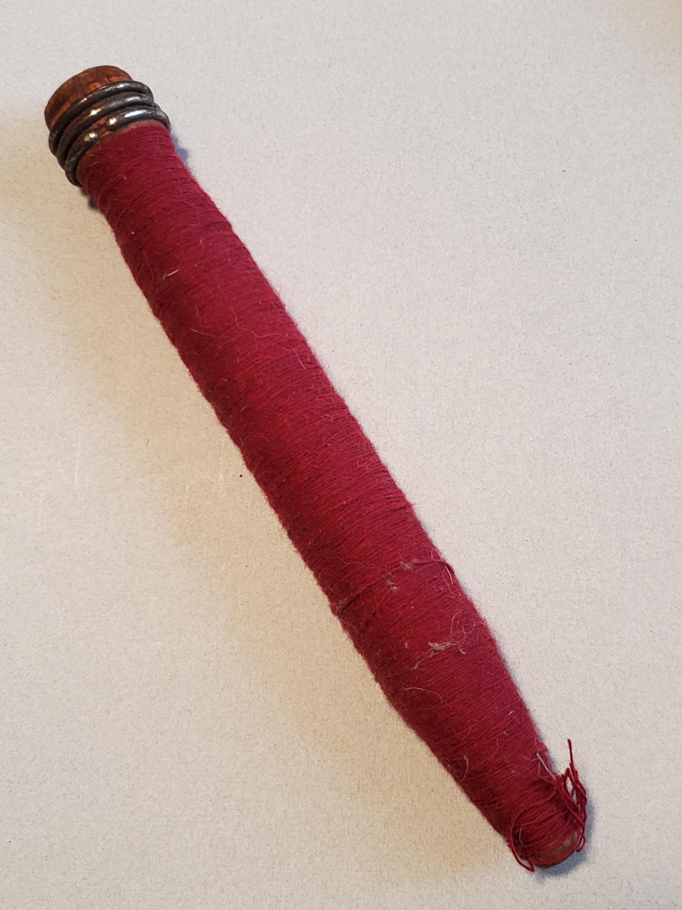 Antique Wood Bobbins, Vintage Textile Spools, New England Mill, Wound ...