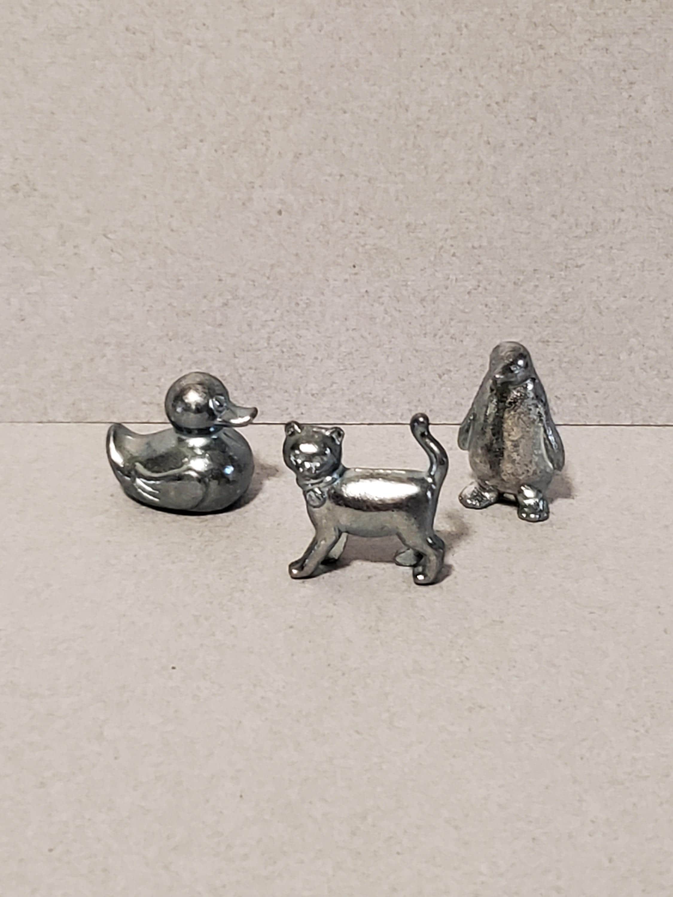 Vintage Monopoly Tokens, Metal Game Tokens, Replacement Piece, Complete ...