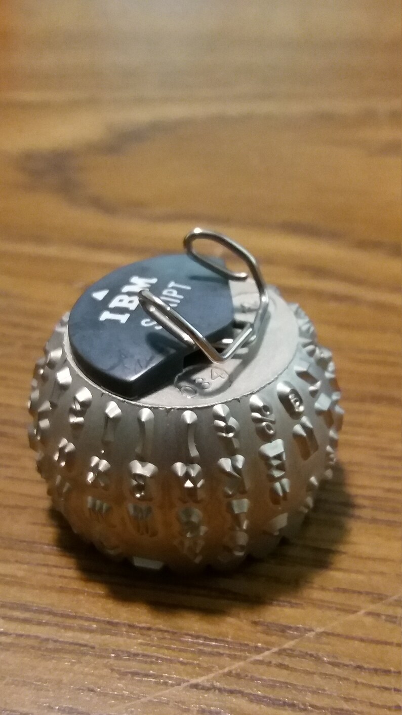 Vintage IBM Selectric Typewriter Font Ball Script Font | Etsy