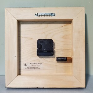 Scrabble Board Clock, Battery Operated Wall Clock, Roman Numerals ...