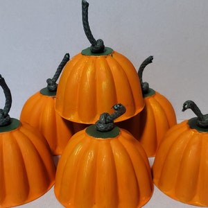 Vintage Metal Gelatin Mold Pumpkins, Jello Mold Pumpkins, Halloween ...