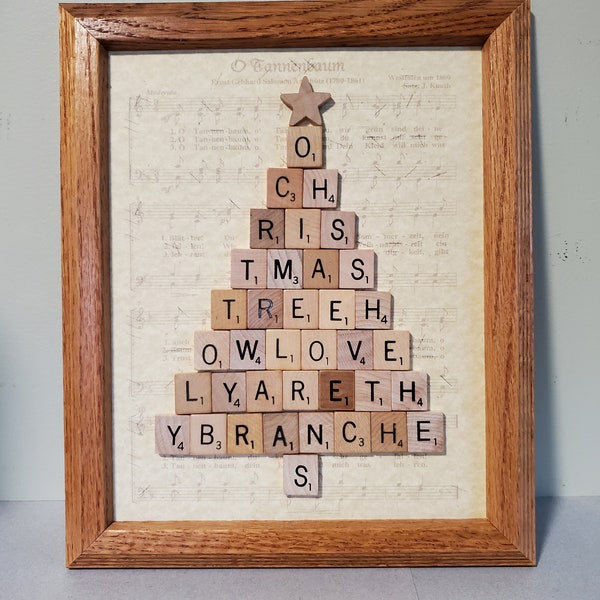 Christmas Scrabble - Etsy