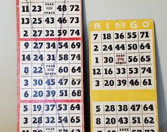 Bingo Card Set - Etsy