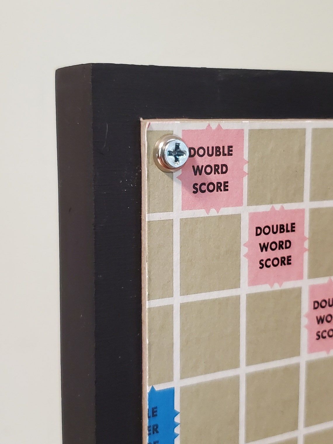 Scrabble Board Clock Battery Operated Wall Clock Roman - Etsy