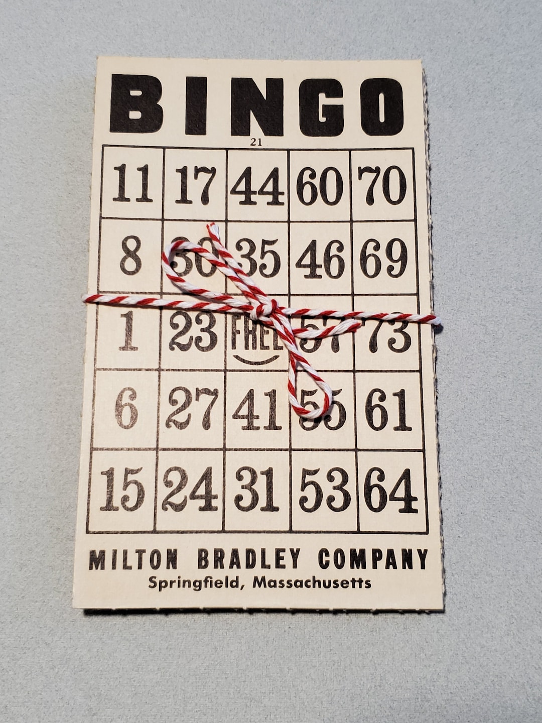 Set of 5 Vintage BINGO Cards, Milton Bradley, Black and Cream ...