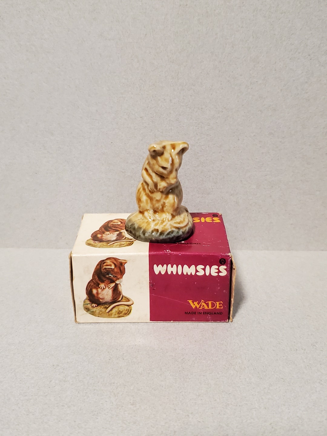 Wade Whimsies, Mouse With Original Box, Set 8 1977, Vintage Wade ...