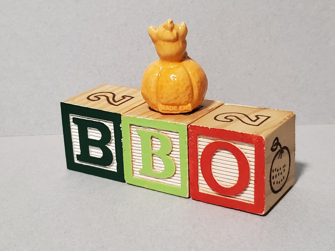 Halloween Décor Wade Whimsey Cat in Pumpkin Boo Vintage | Etsy