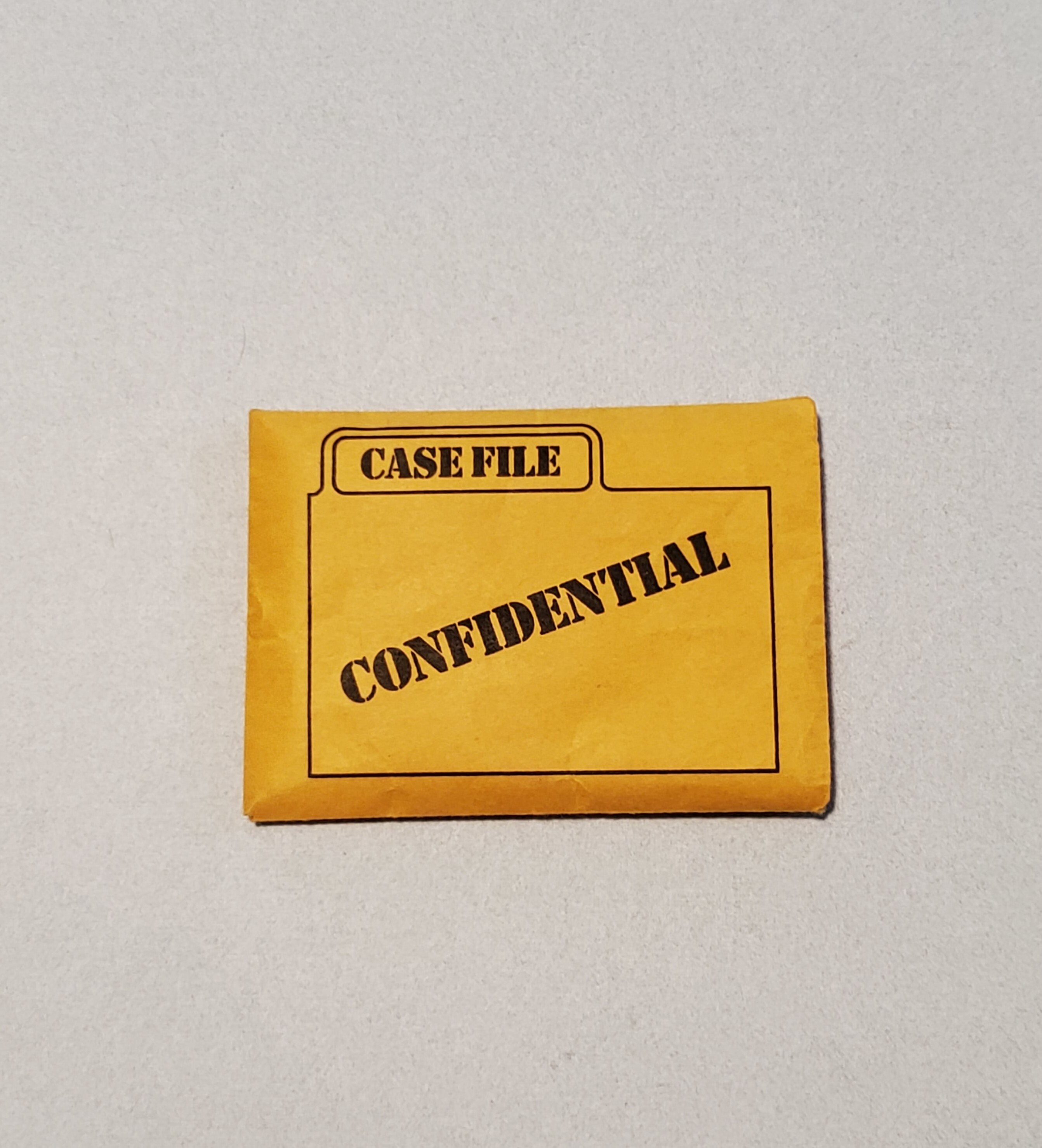 Clue Game Envelope