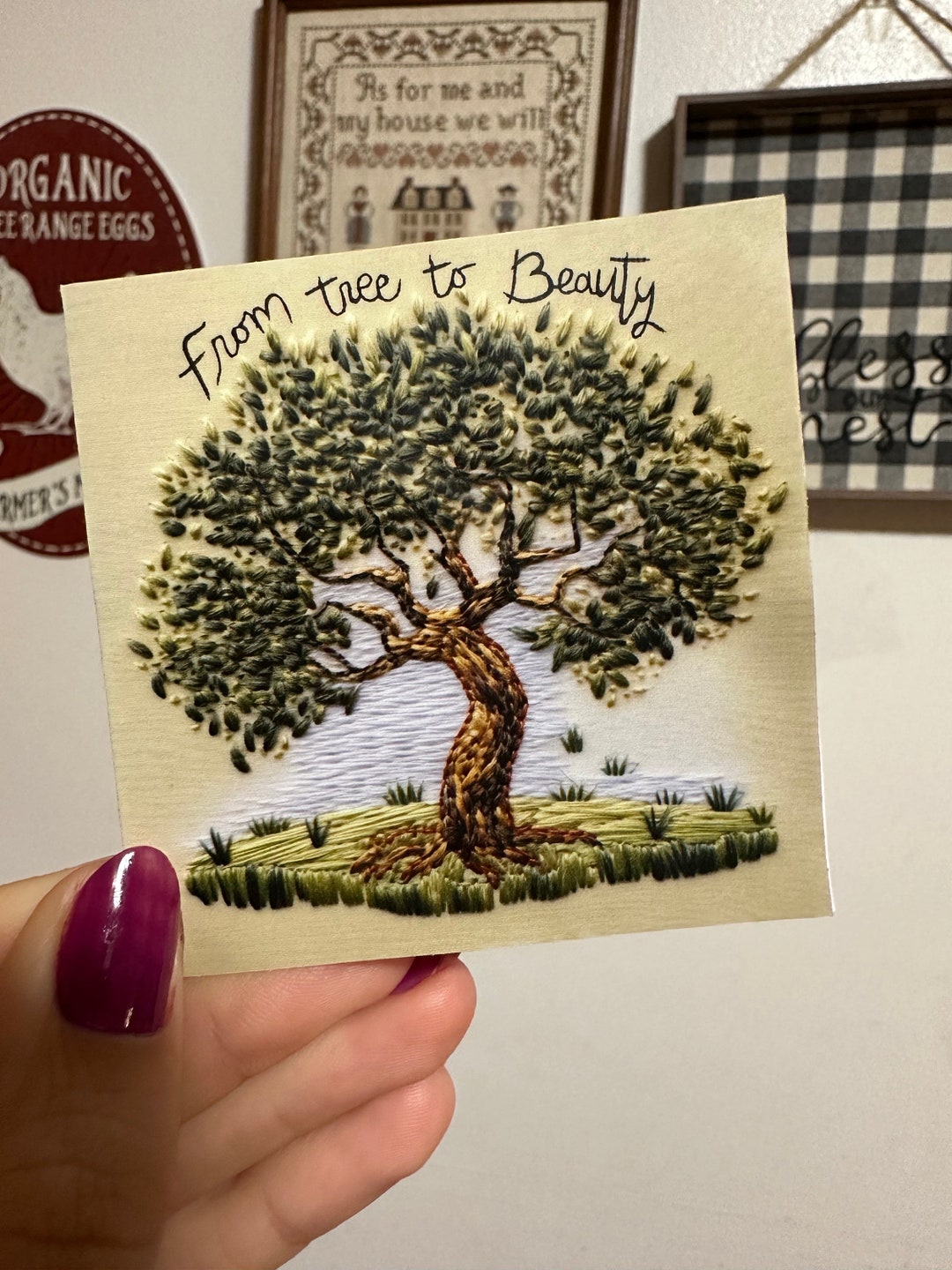 3x3 Inch - Olive Tree Glitter Sticker // From Tree to Beauty! / Oliveda ...