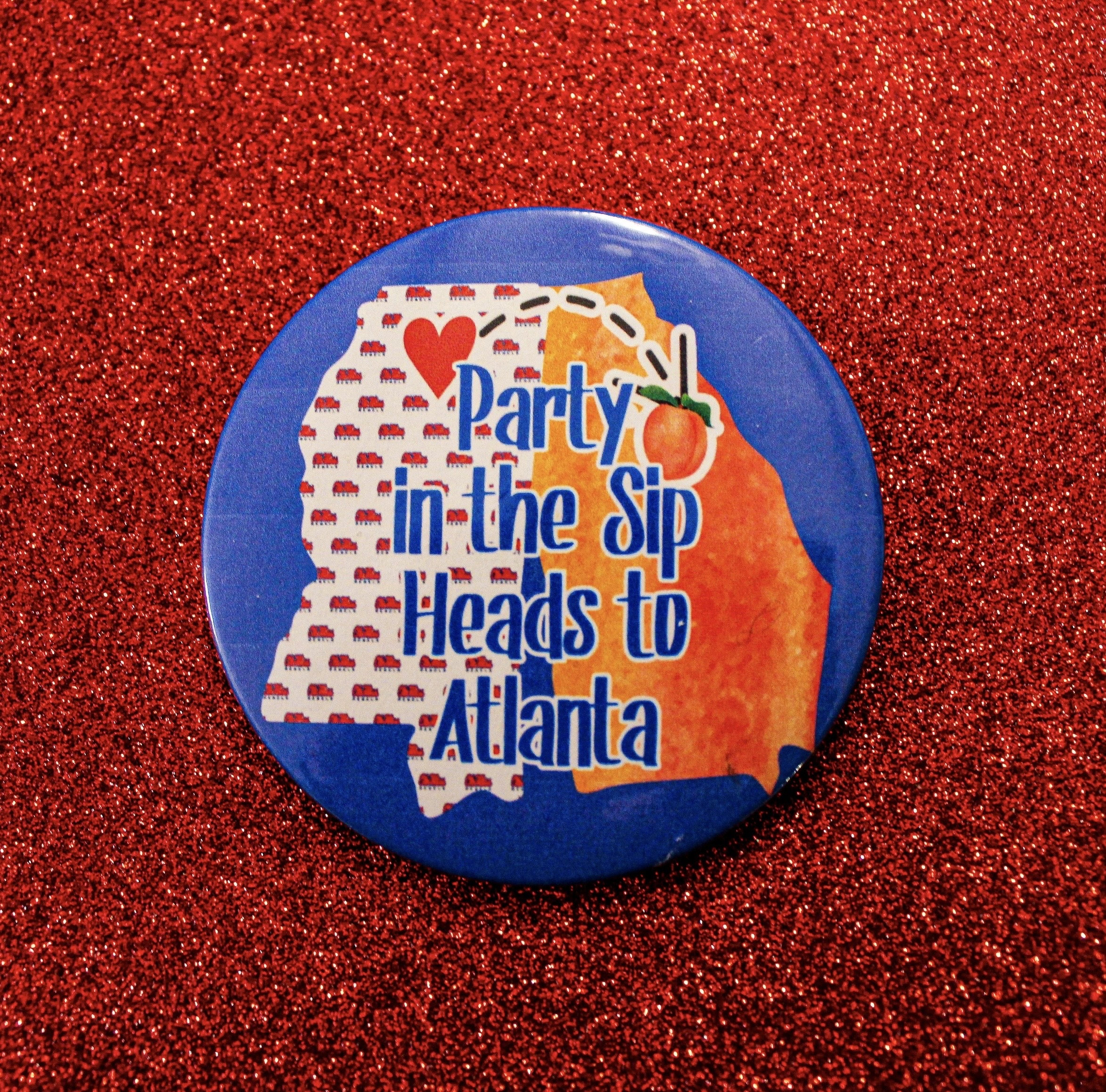 Ole Miss Rebels 2023 Peach Bowl Buttons-4 Variations Ole Miss Bowl Game ...