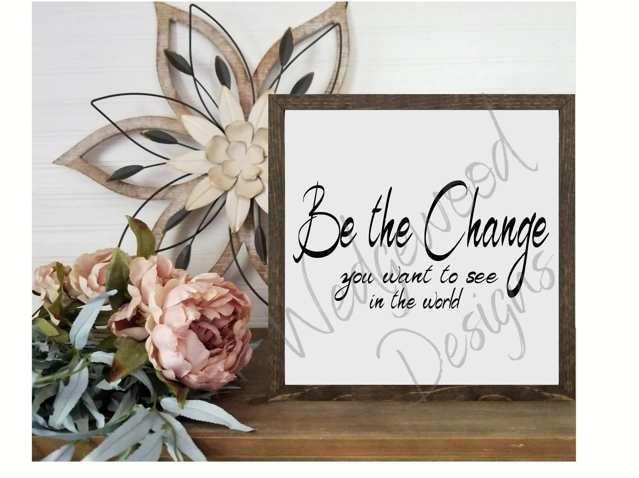 Be the Change Digital Cut File Be the Change You Want to See Stencil ...