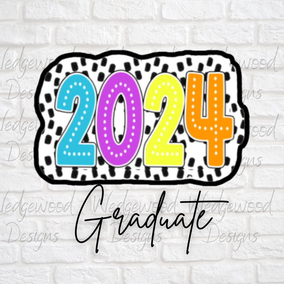 2024 Graduate PNG Design for DTF, Heat Transfer, UV Dtf or Sublimation ...