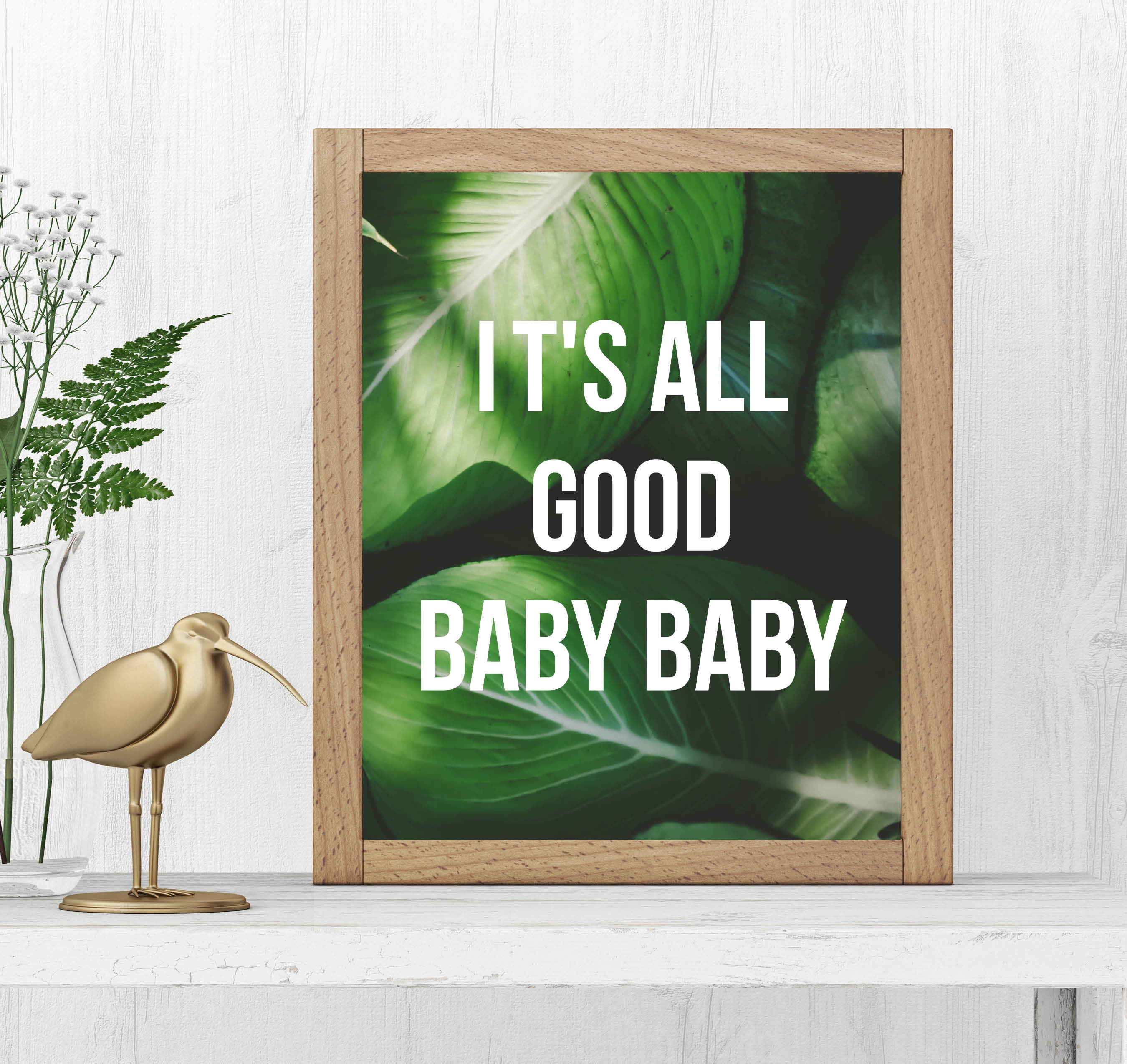 It's All Good Baby Baby Art Print Biggie Smalls Lyrics - Etsy UK