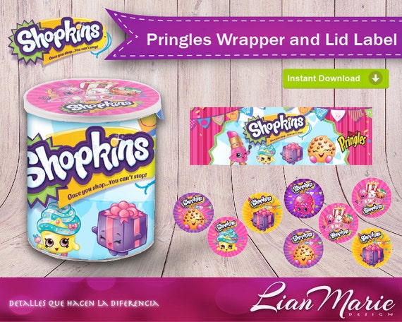 Shopkins Pringles Mini Tags Printables-instant Download | Etsy