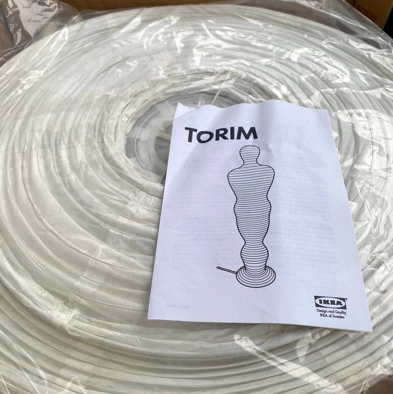 IKEA TORIM Male Floor Lamp 2006 Anna Efverlund & Ola Wihlborg Brandnew ...