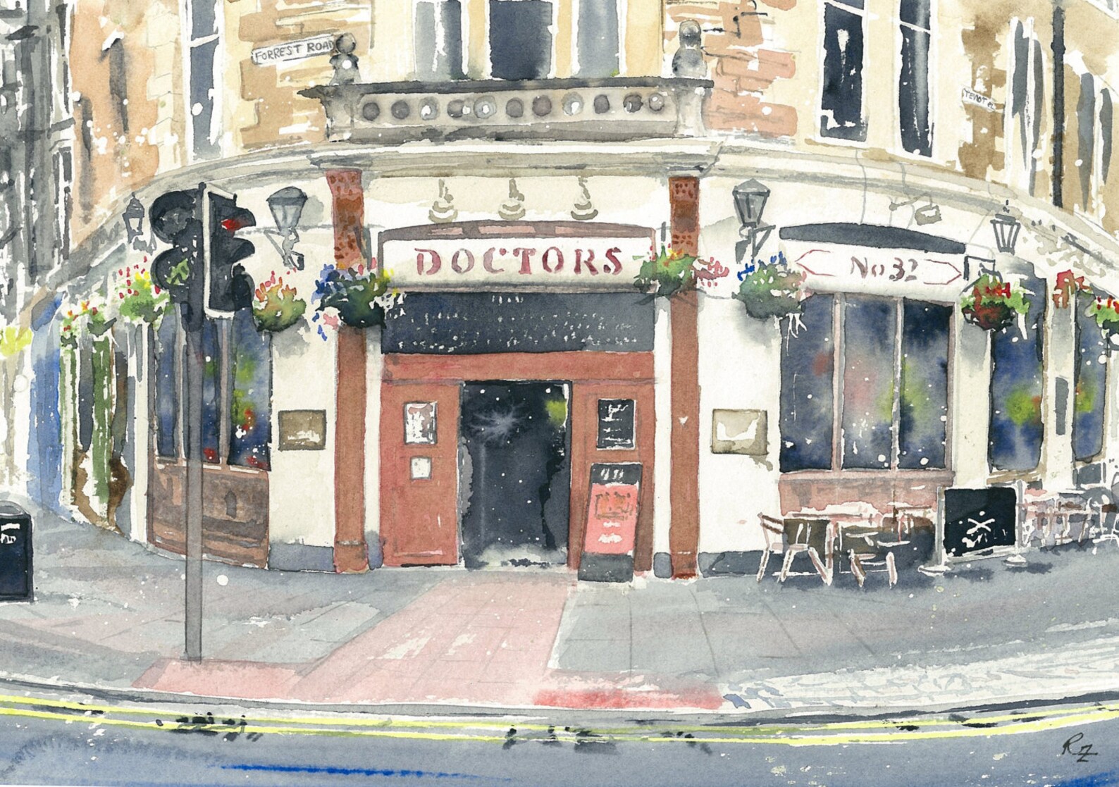 High Quality Print - Doctors Pub, Edinburgh - Etsy