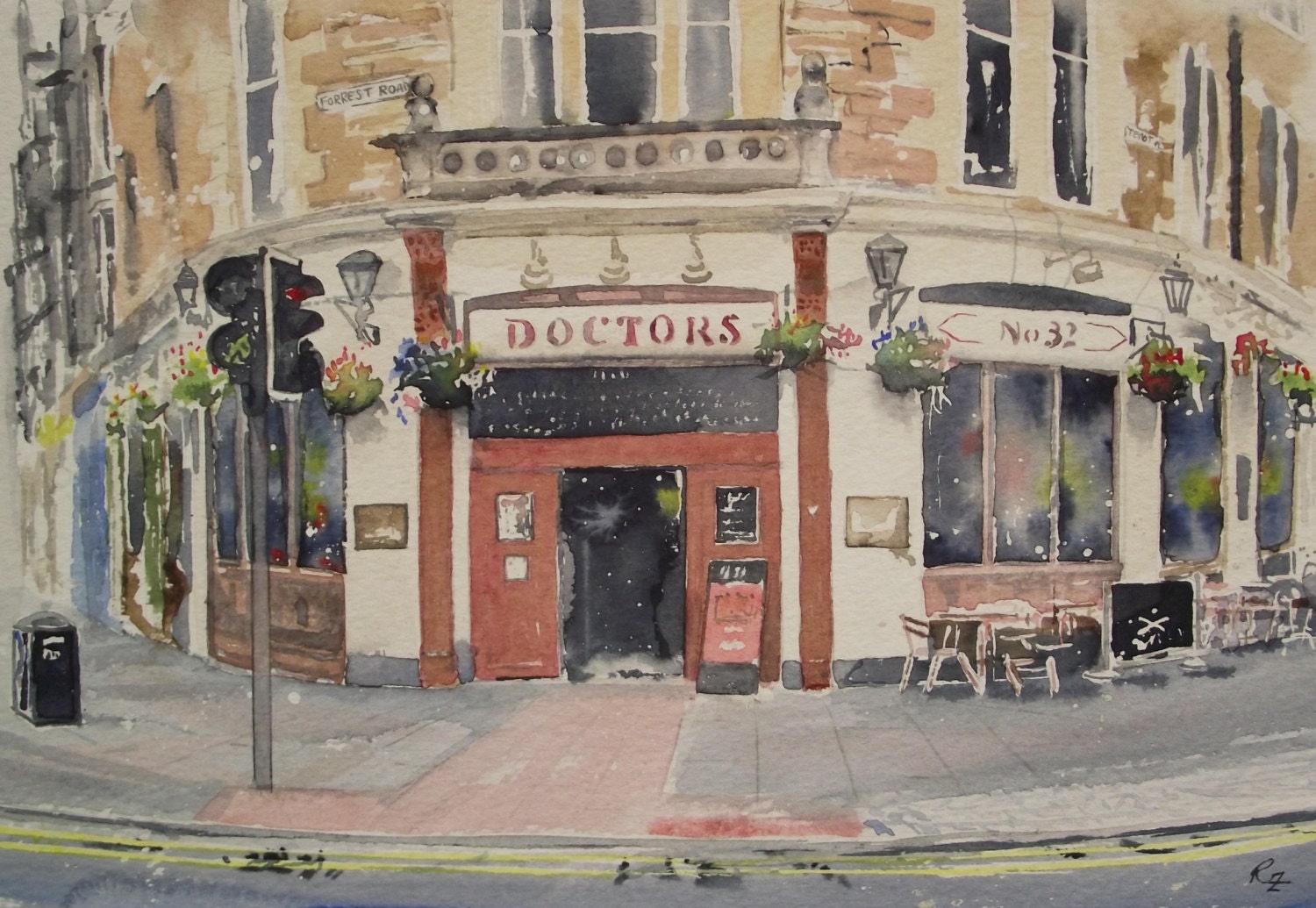 Edinburgh Pub Greeting Card - Doctors - Etsy