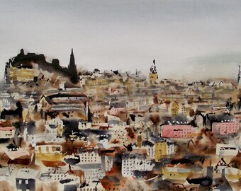 Edinburgh Winter Greeting Card 'meadows Snow' - Etsy