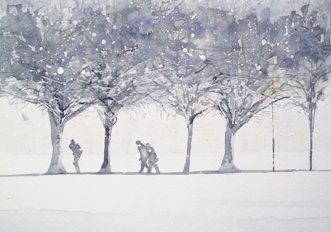 Edinburgh Winter Greeting Card 'snowy Meadows' - Etsy