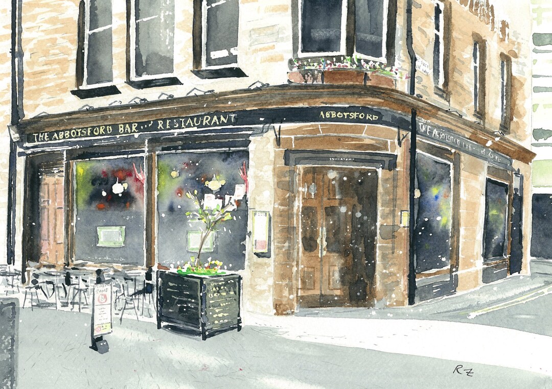 High Quality Print Abbotsford Bar, Edinburgh - Etsy