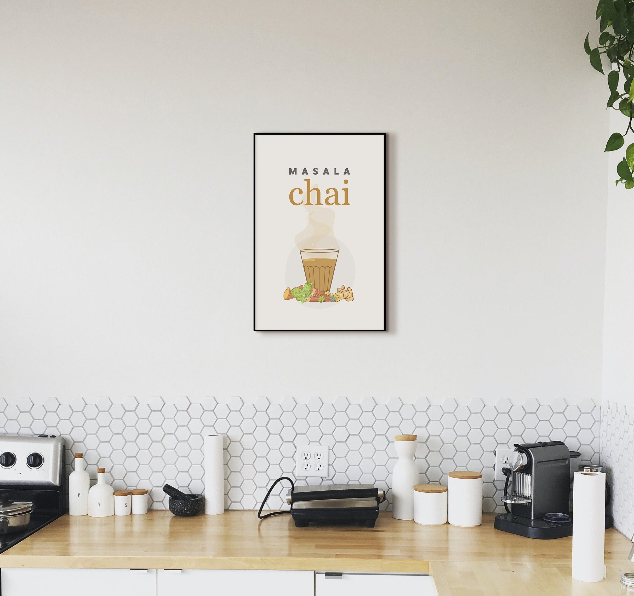 Masala Chai Poster, Chai Print, Indian Chai Poster, Digital Download ...
