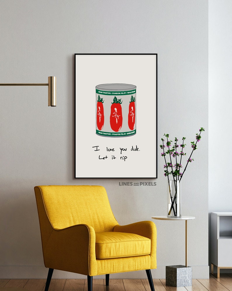 The Bear I Love You Dude. Let It Rip the Bear TV Show Wall - Etsy Australia