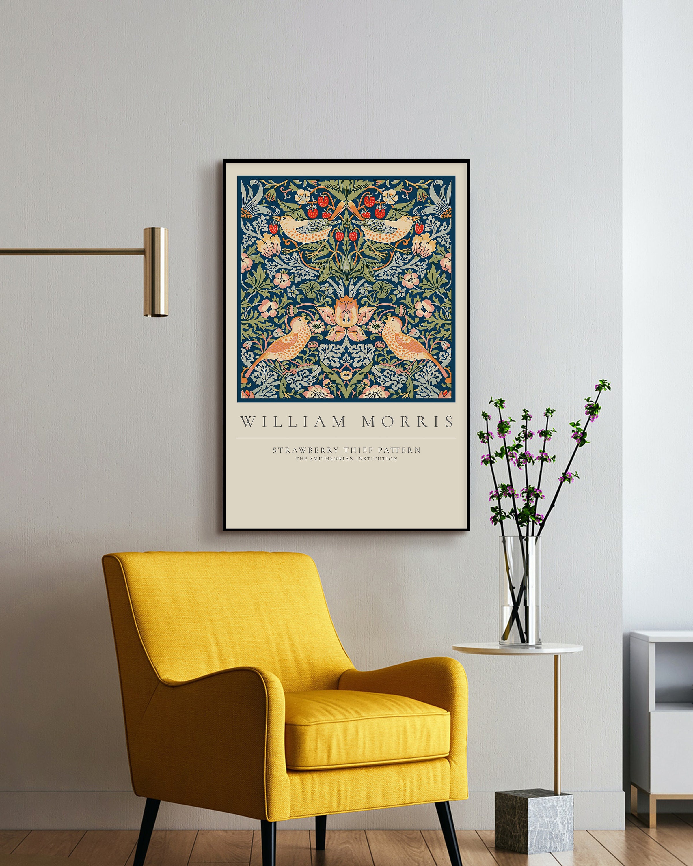 William Morris's Strawberry Thief William Morris Poster - Etsy