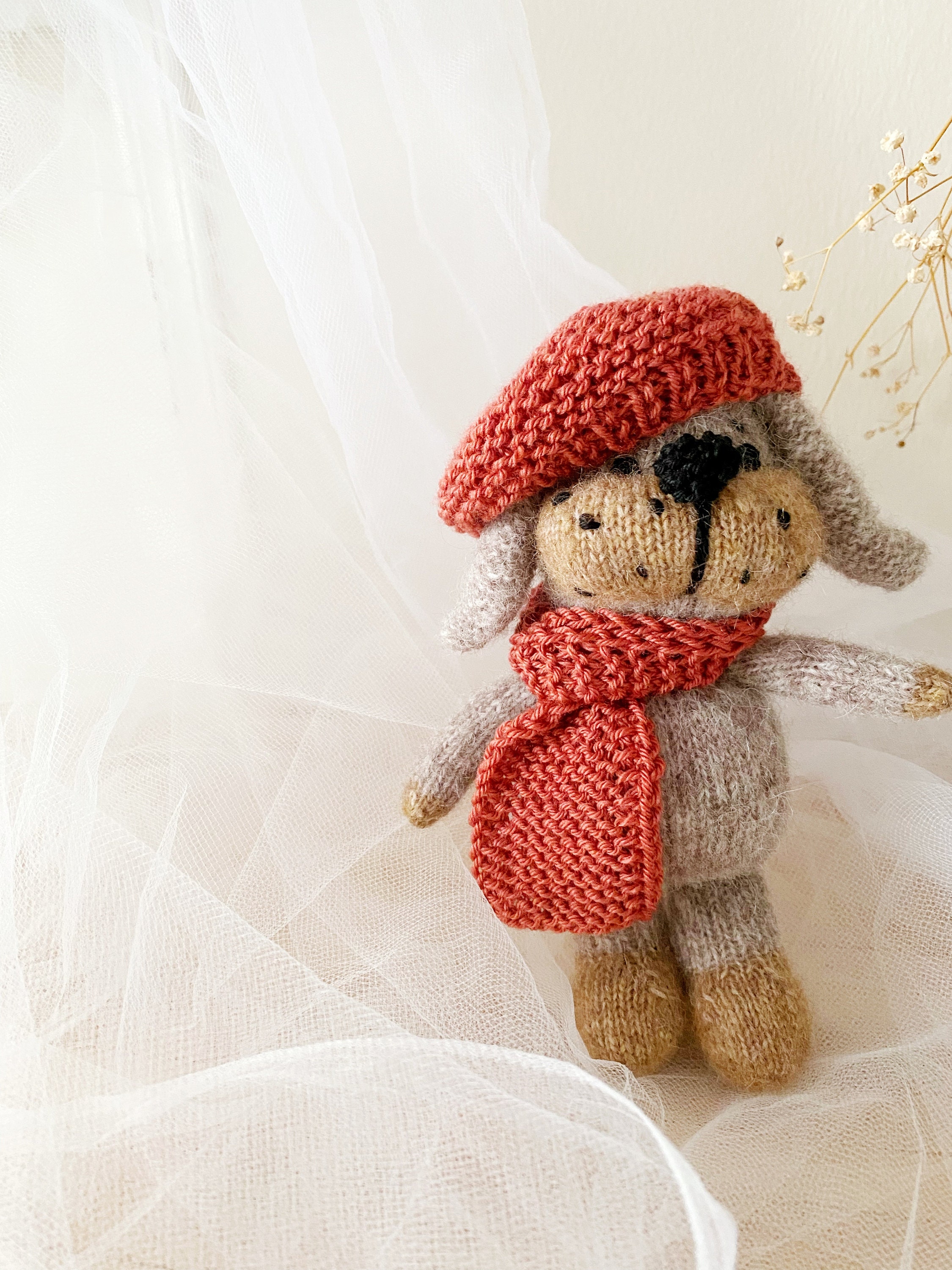 KNITTING DOG TUTORIAL. Two-needle Doll Pattern. Knitted Dog. Two-needle ...