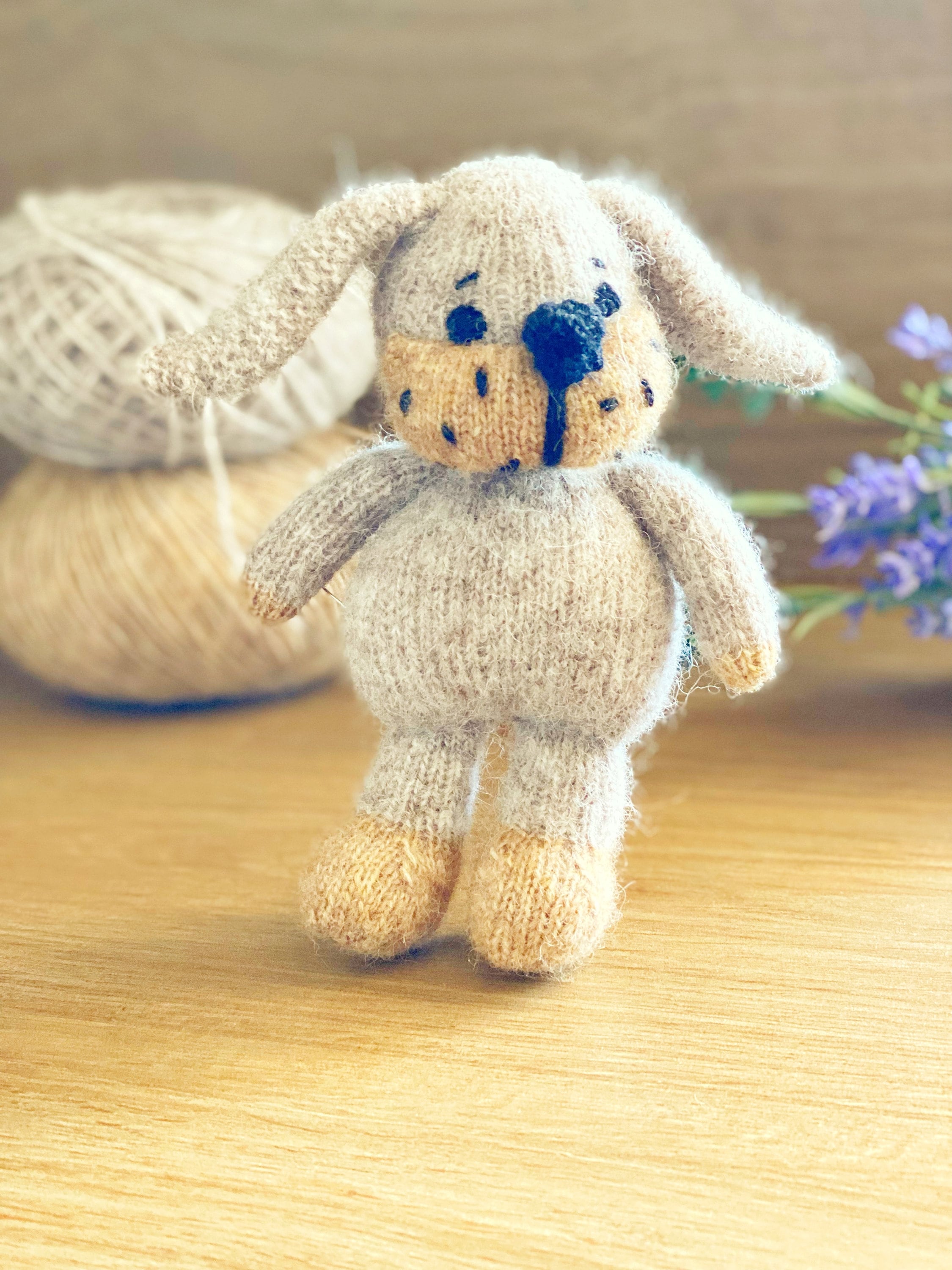 KNITTING DOG TUTORIAL. Two-needle Doll Pattern. Knitted Dog. Two-needle ...