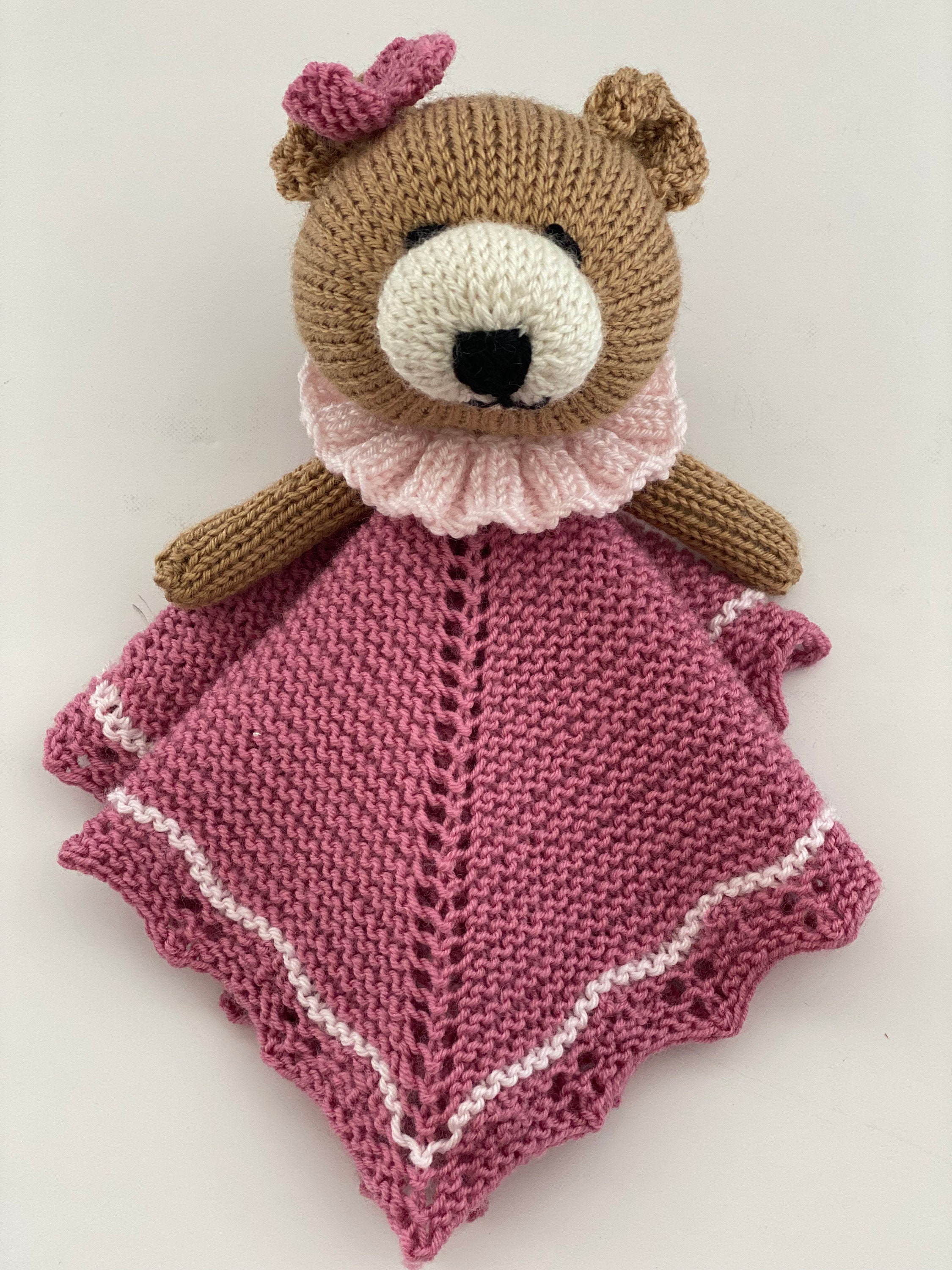 ATTACHMENT BLANKET PATTERN. Bear Tutorial. Spanish, English and French ...