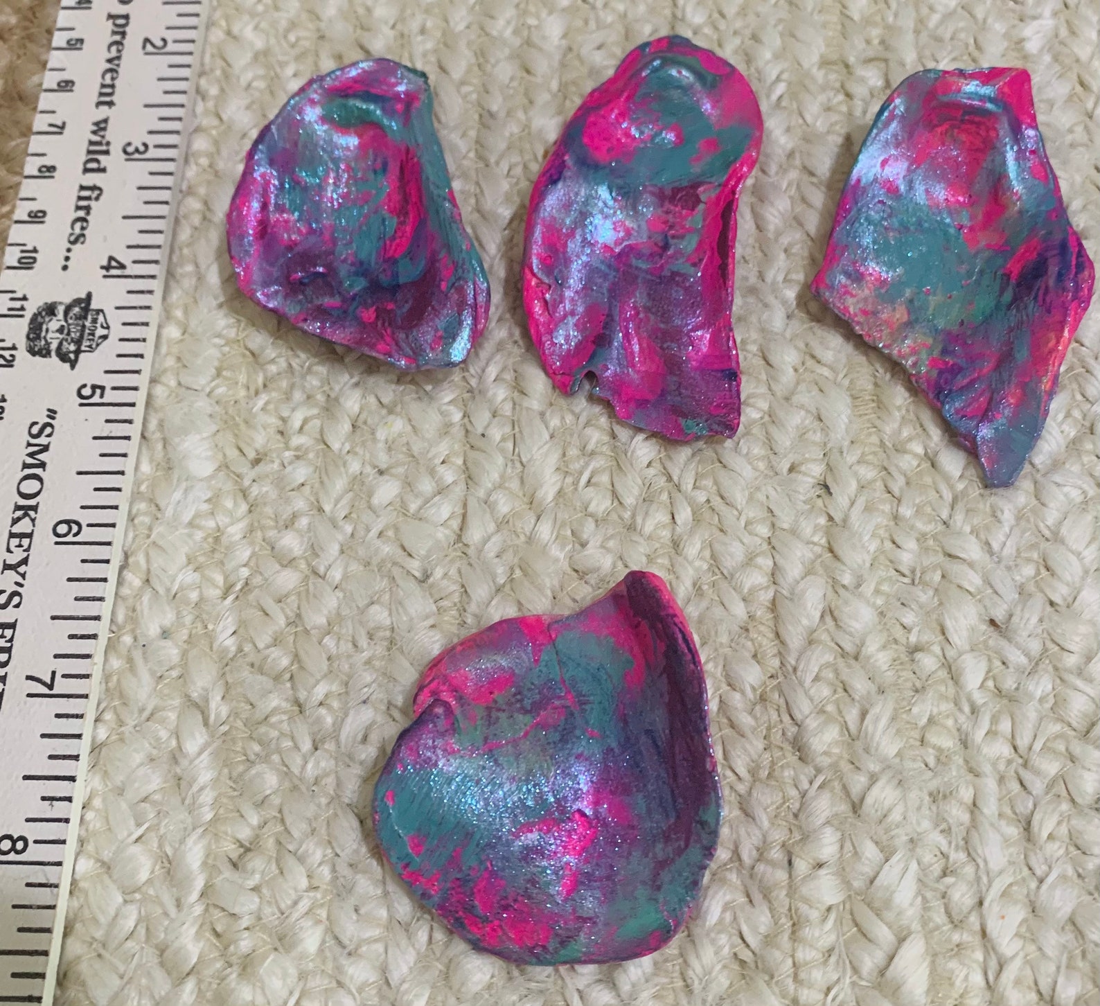 Pink Turquoise Oyster Shells/set of - Etsy