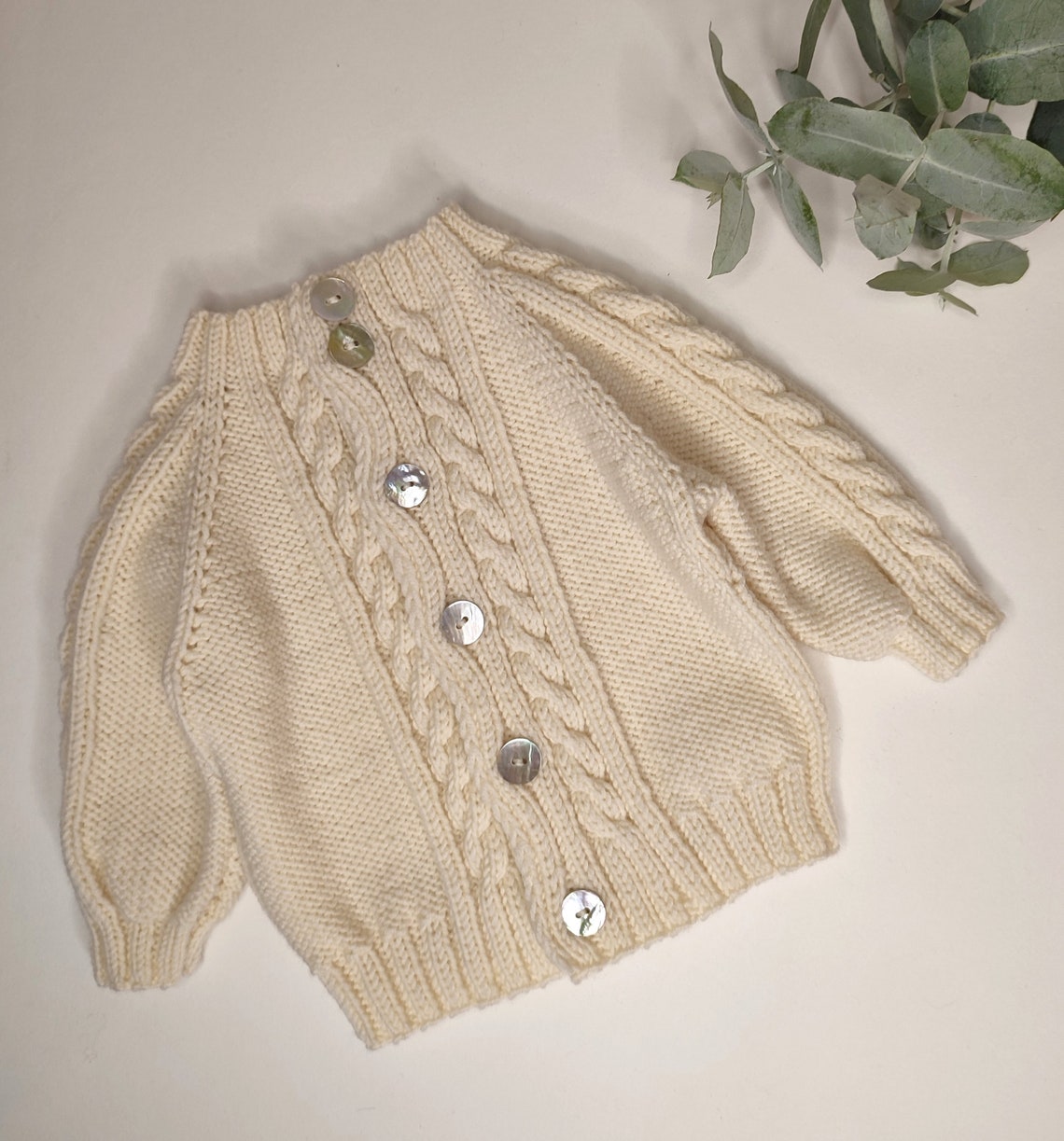 Pdf Knitting Pattern the Piece of Cake Baby Cardigan and - Etsy