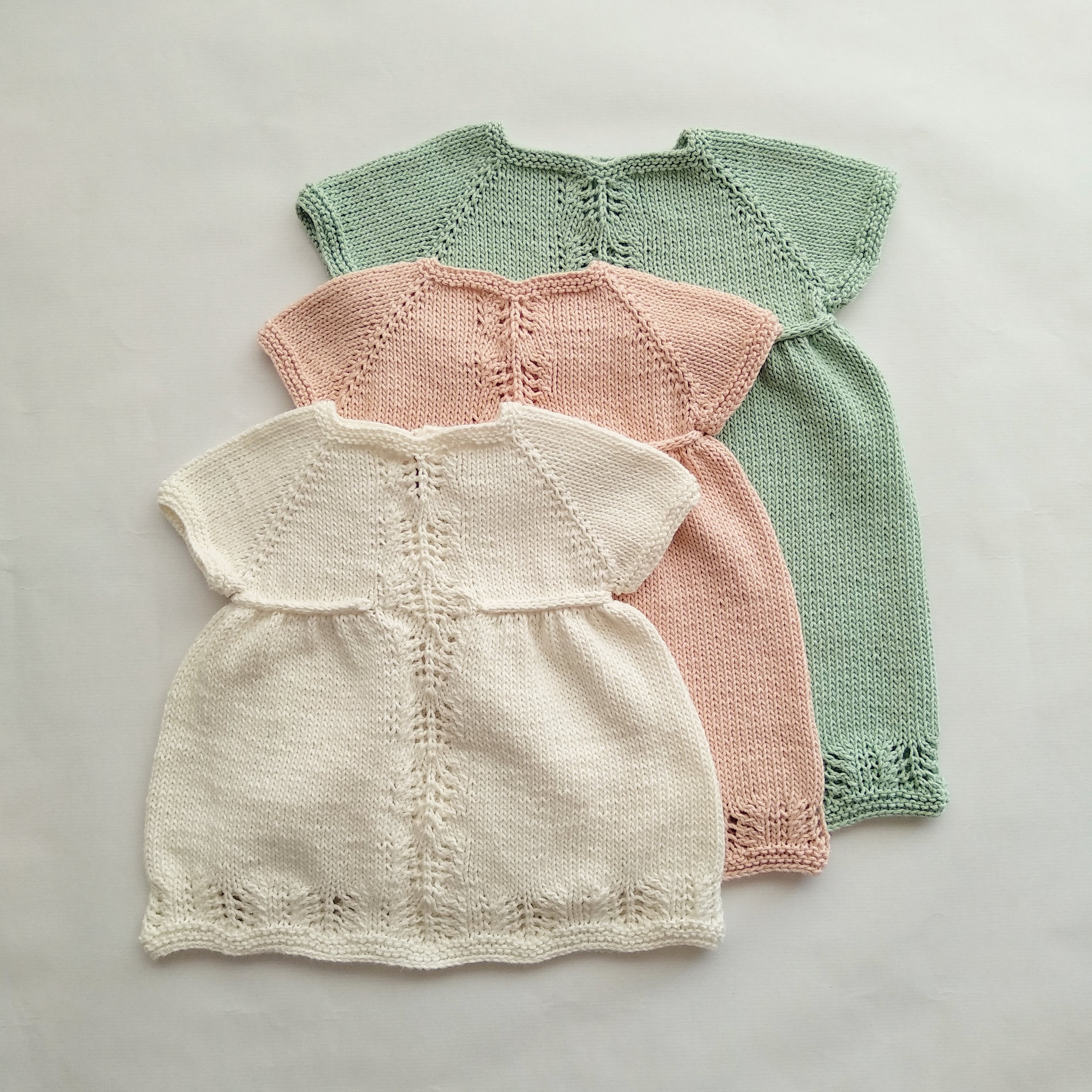 Spring Blossoms Baby Dress and Tunic Knitting Pattern | PDF Knitting ...