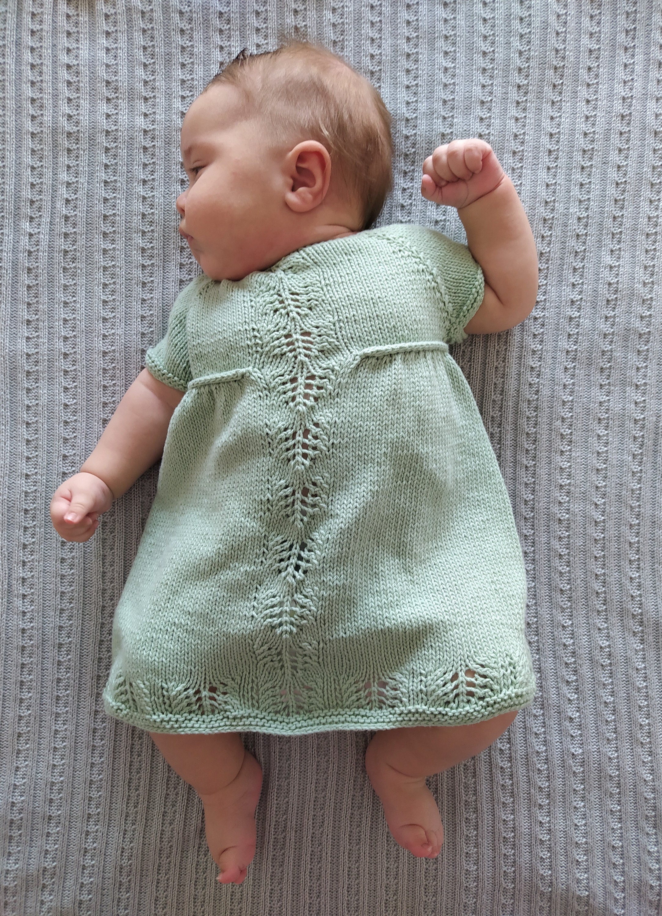 Spring Blossoms Baby Dress and Tunic Knitting Pattern | PDF Knitting ...