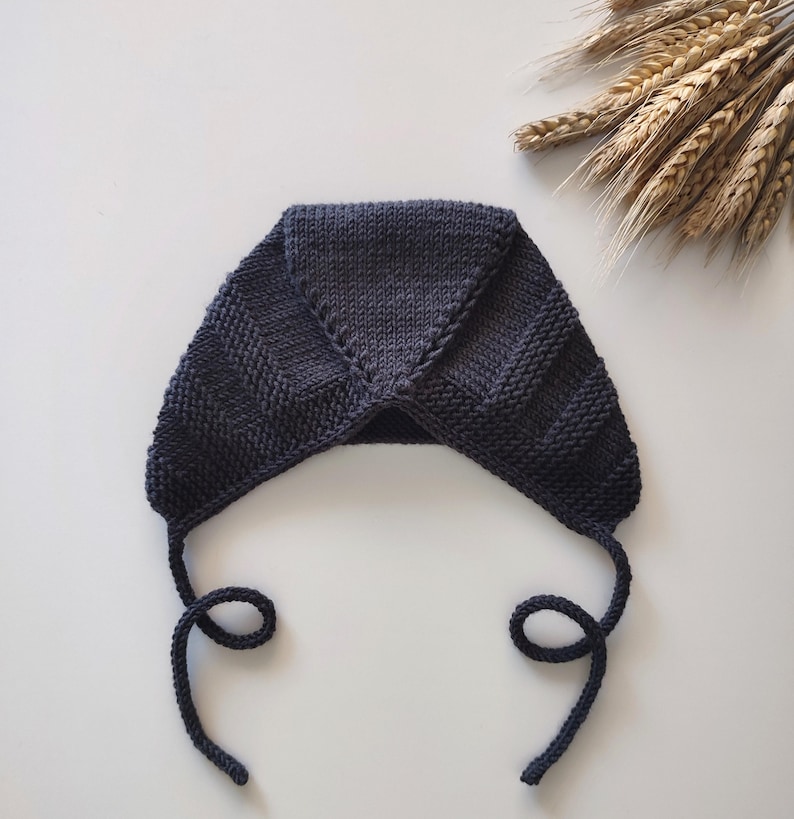 Gartinette Baby Bonnet Knitting Pattern | PDF Knitting Pattern ...