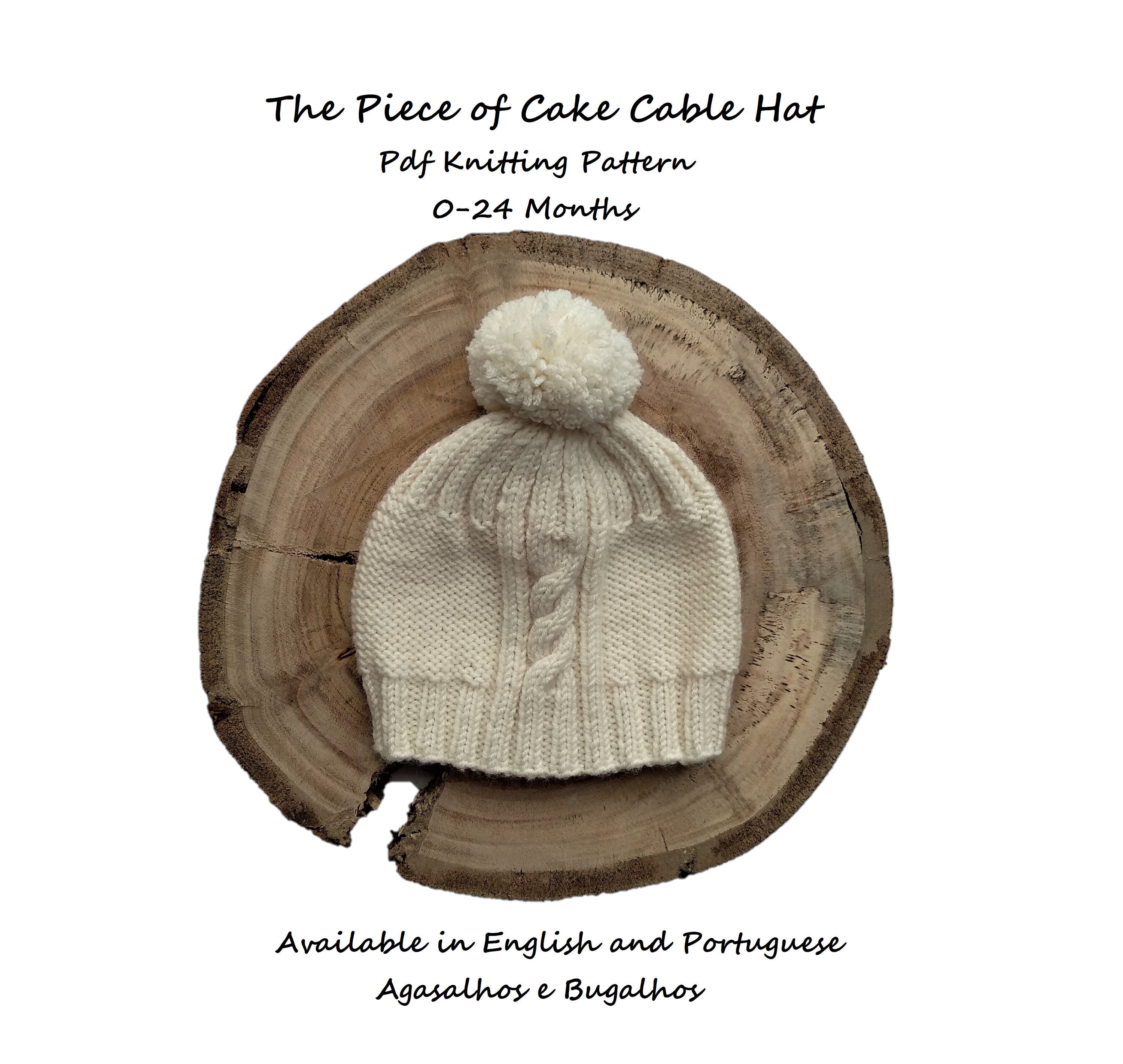 PDF Knitting Pattern The Piece of Cake Baby Hat Knitting | Etsy