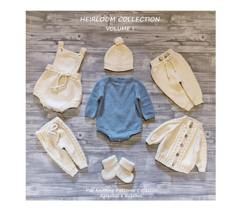 PDF Knitting Patterns Heirloom Collection Vol. I Baby - Etsy