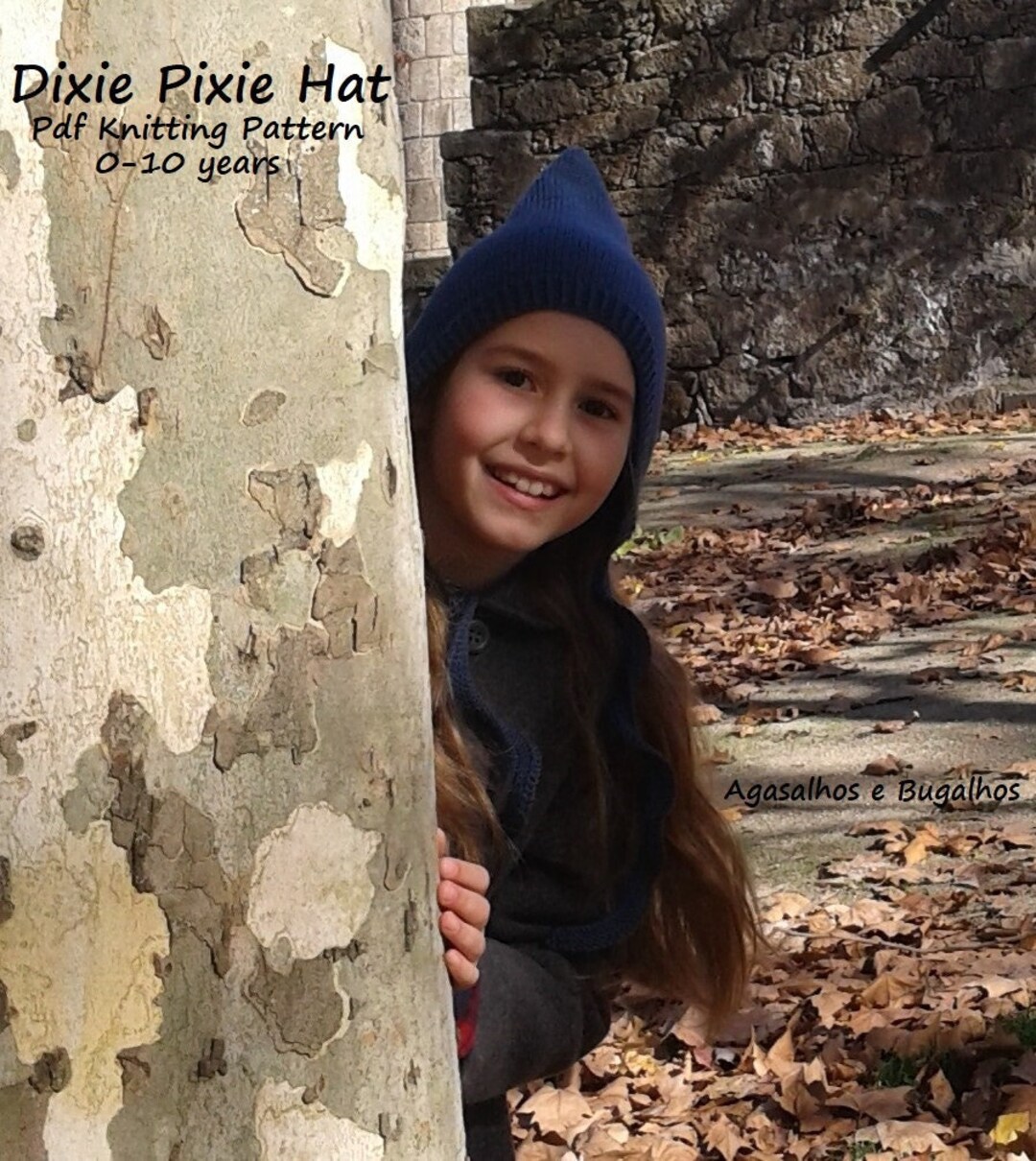 PDF Knitting Pattern Dixie Pixie Hat Knitting Pattern 0-10 Years - Etsy Canada
