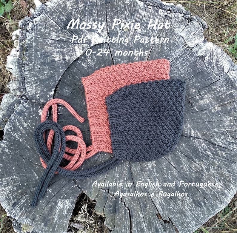 PDF Knitting Pattern Mossy Pixie Baby Hat Knitting Pattern - Etsy Canada