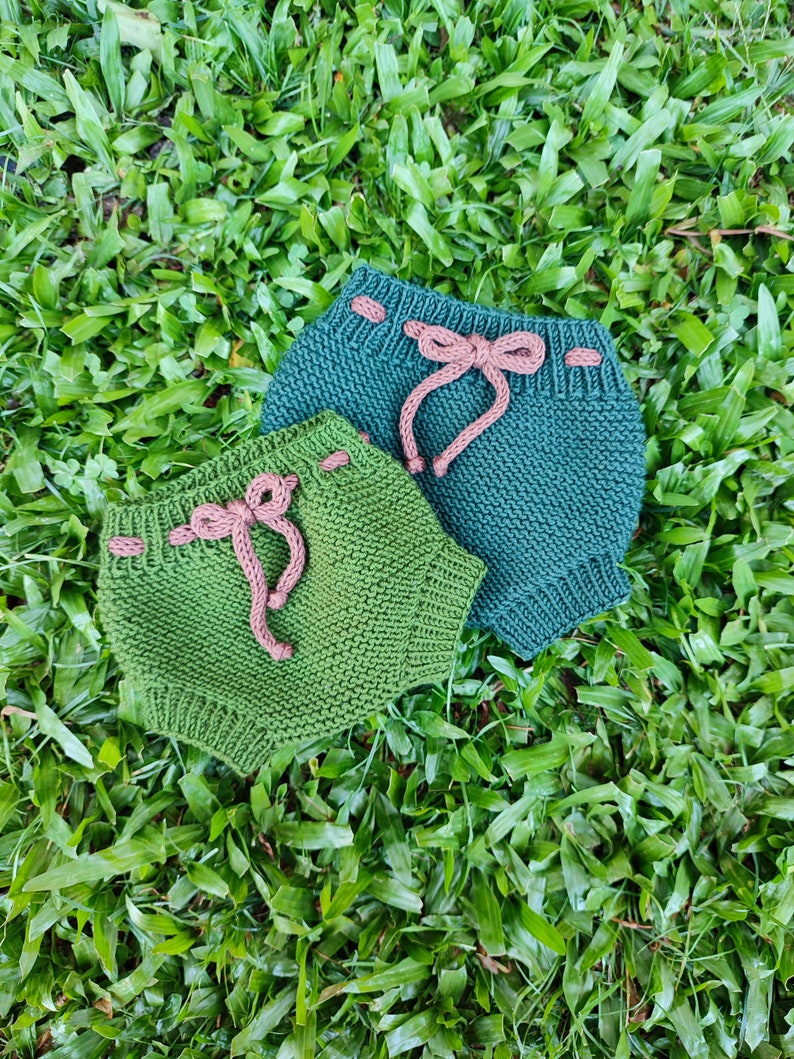 Clover Baby Diaper Cover Knitting Pattern | Baby Shorts Pattern | PDF ...