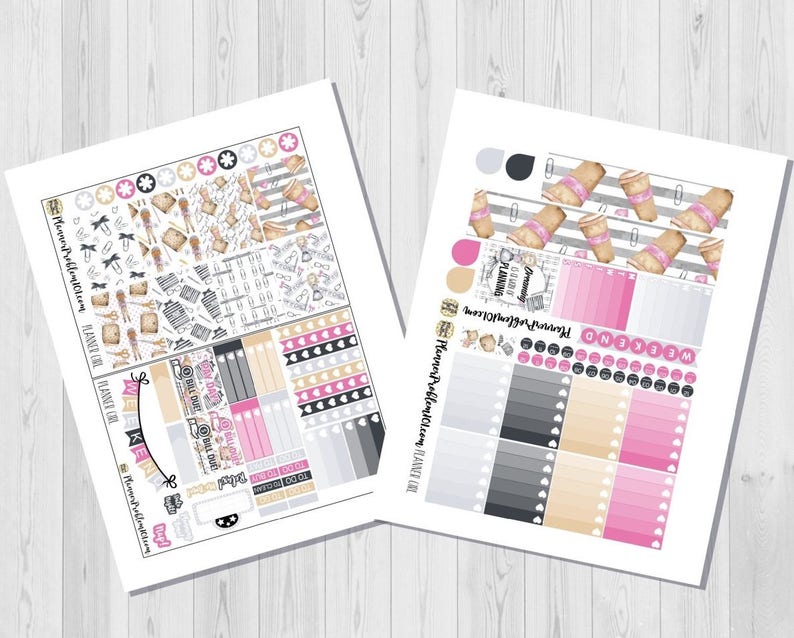Planner Girl! // Printable Weekly Planner Kit// 5 Pages // Fits Erin ...