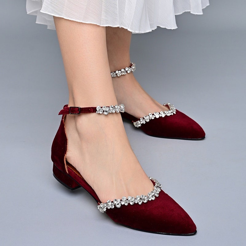 Red Bridal Shoes - Etsy