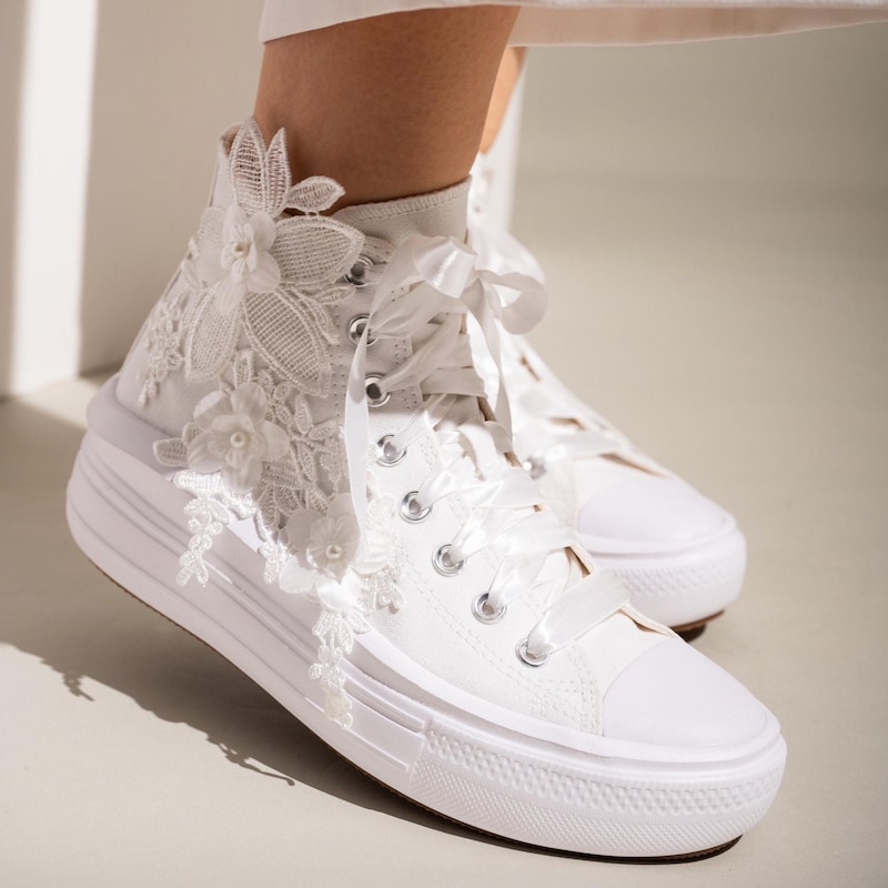 Wedding Converse - Etsy