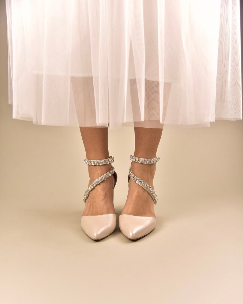 Wedding Shoes Ivory Wedding Shoes for Bride Bridal Shoes | Etsy