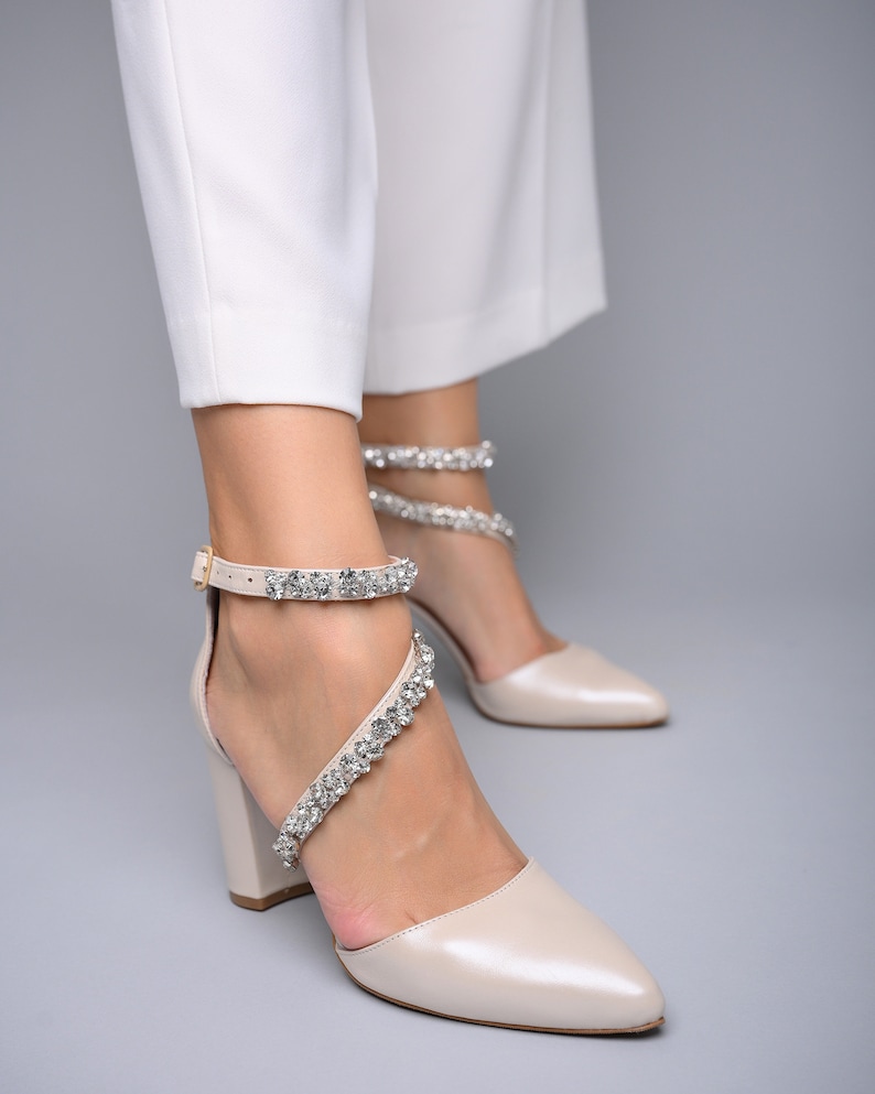 Wedding Shoes Ivory Wedding Shoes for Bride Bridal Shoes - Etsy